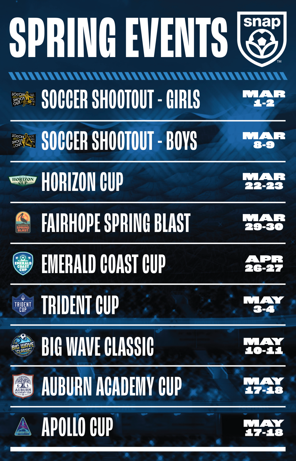 Snap Soccer | Youth Soccer Tournaments Games & Events Management